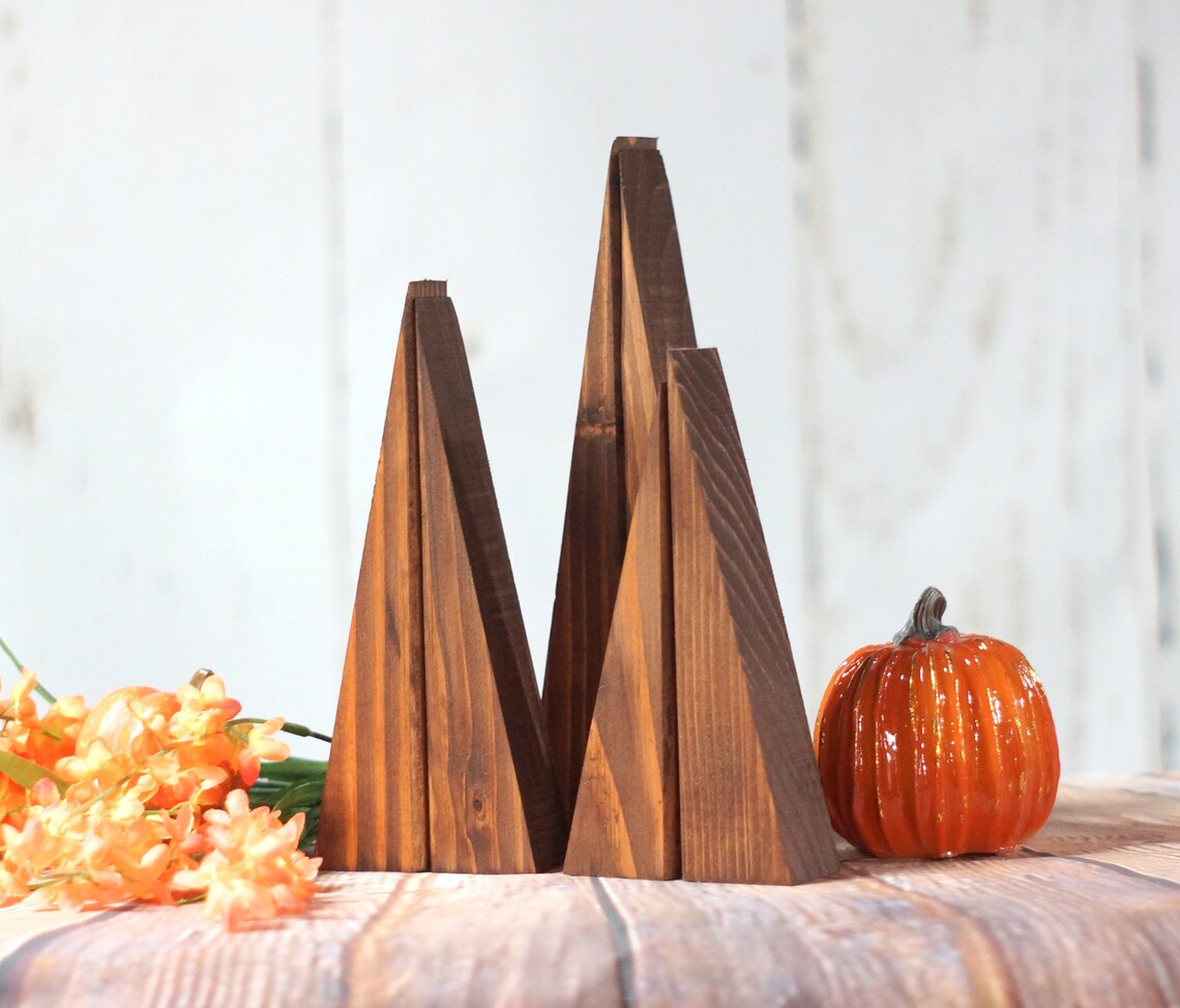 Rustic Tree Reclaimed Wood Trees Rustic Home Decor Wooden | Etsy