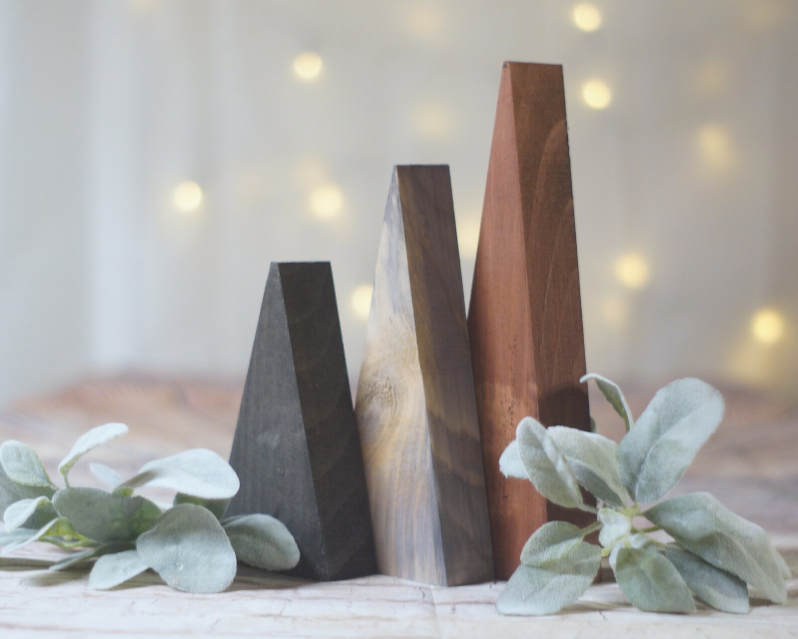 Wooden Tree Decor Rustic Christmas Decorations Farmhouse - Etsy