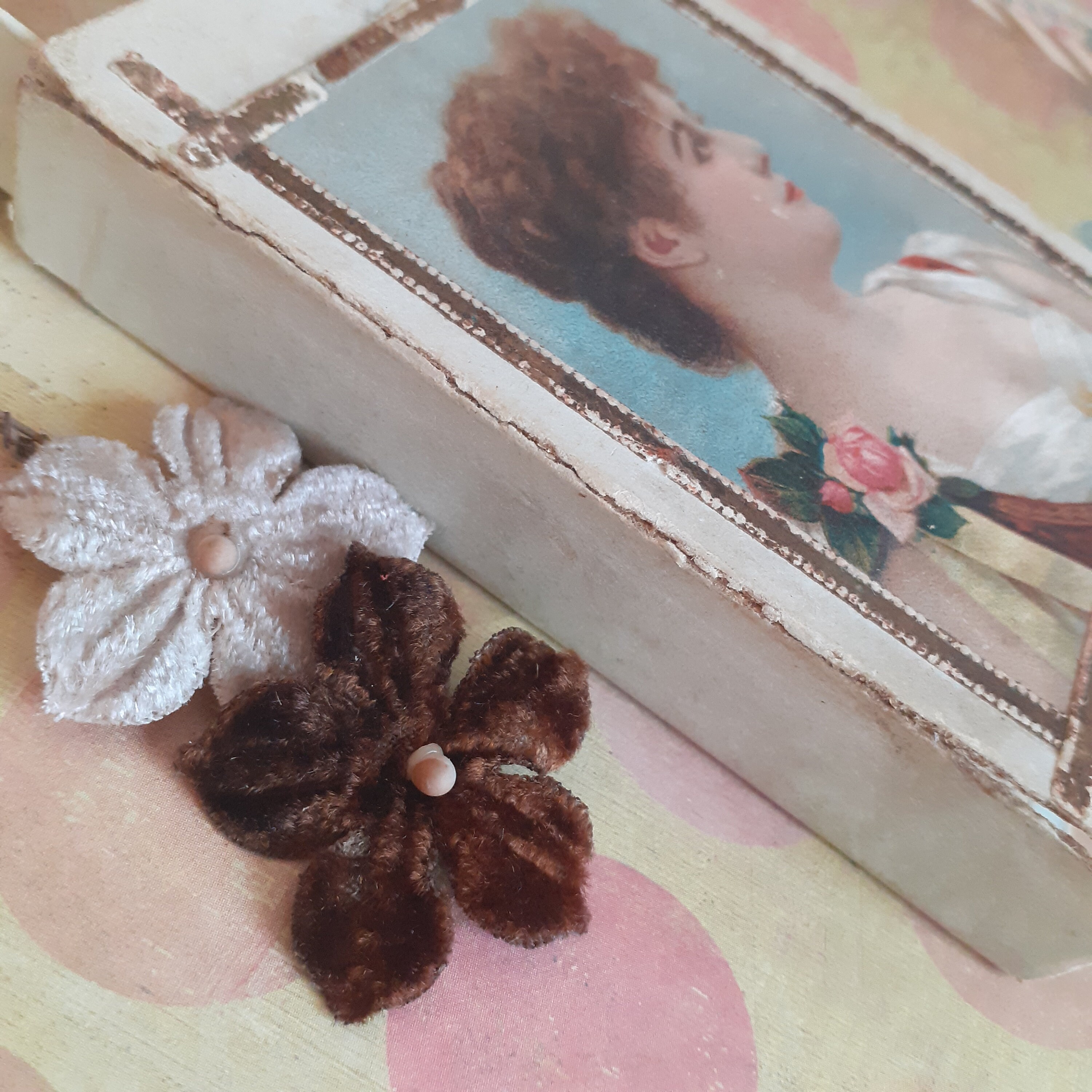 Victorian Chocolate Box Rare Antique Box 1890s Female | Etsy