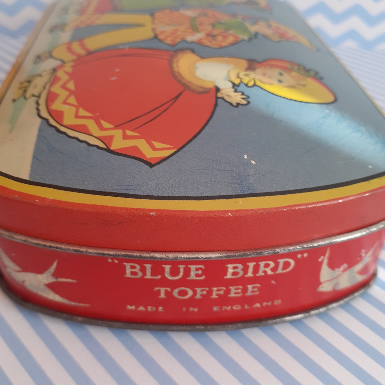 Blue Bird Toffee Harry Vincent 1935 Vintage Tin Victorian - Etsy UK