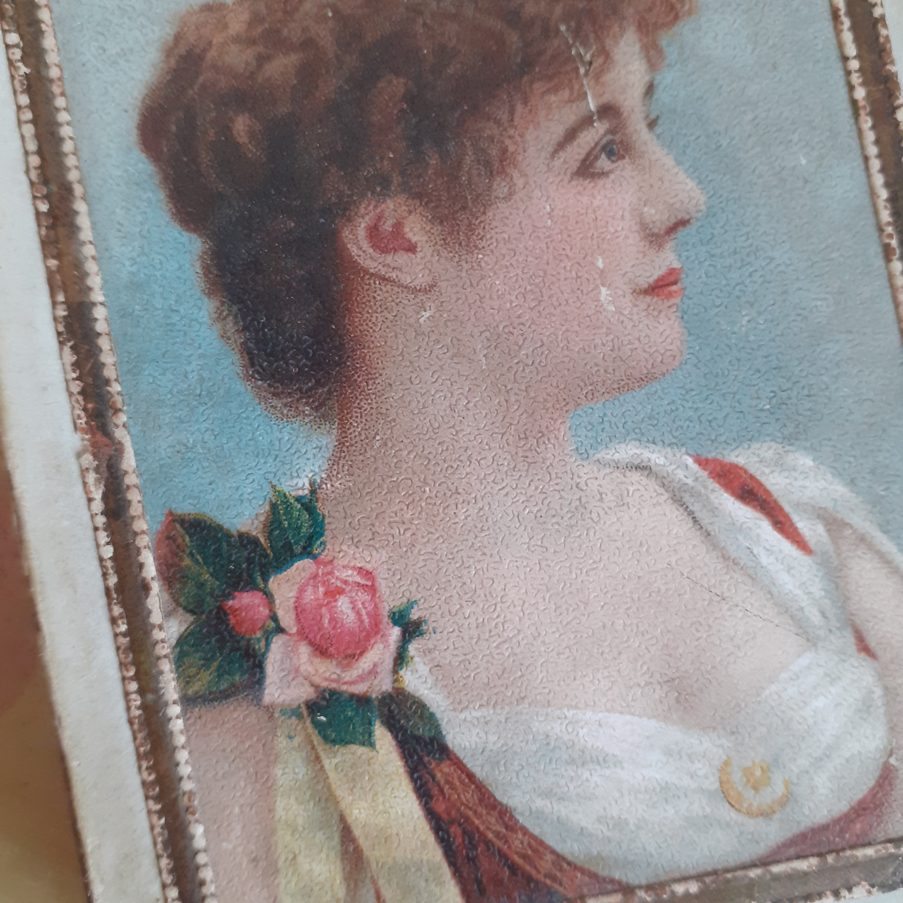 Victorian Chocolate Box Rare Antique Box 1890s Female | Etsy