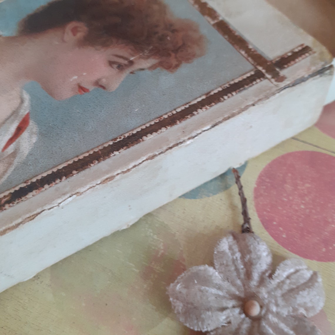 Victorian Chocolate Box Rare Antique Box 1890s Female | Etsy