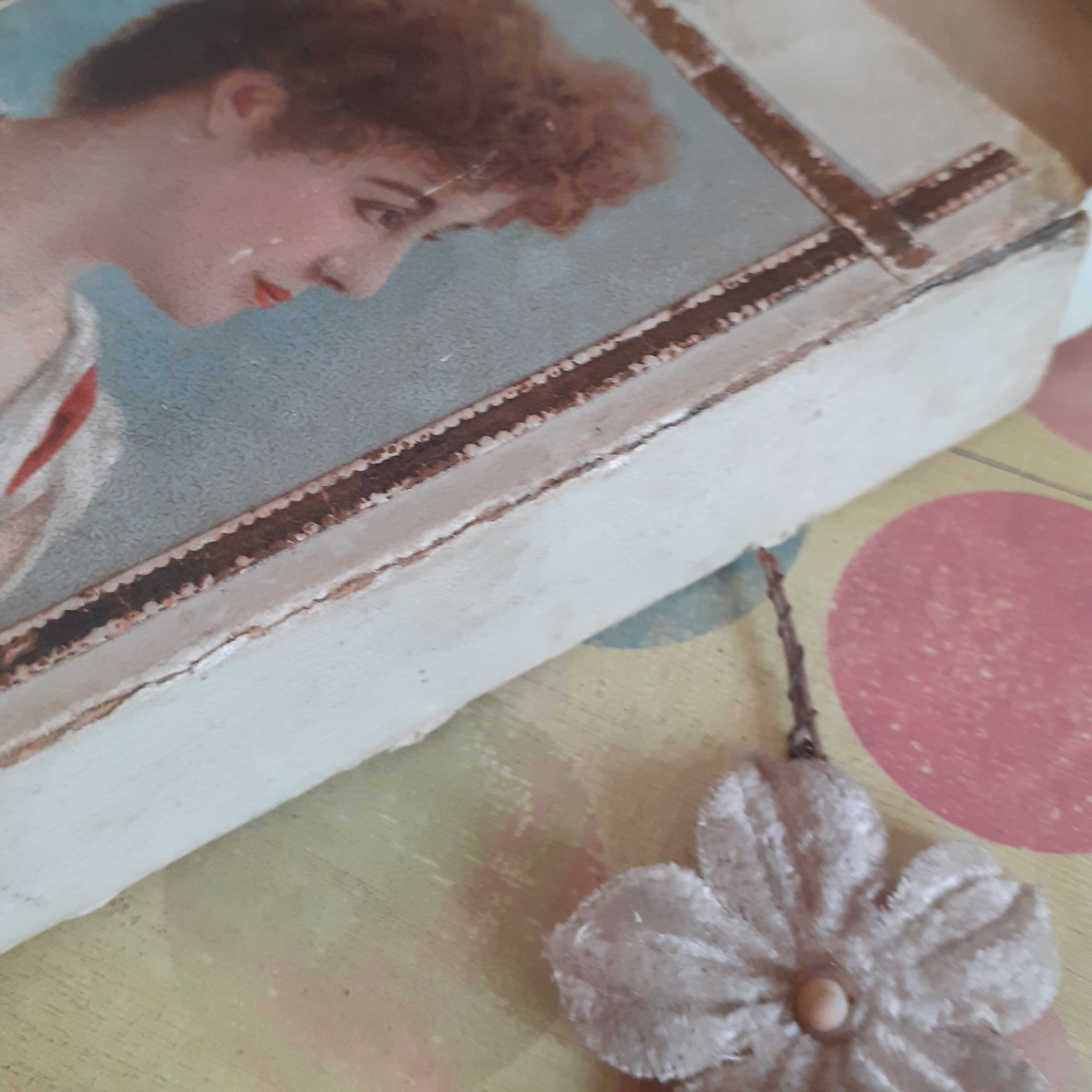 Victorian Chocolate Box Rare Antique Box 1890s Female | Etsy