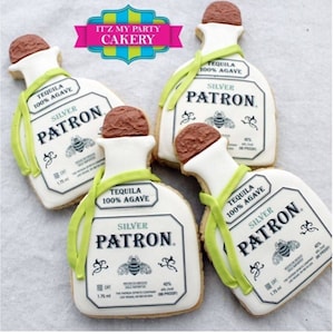 Custom Sugar Cookies / Tequila Themed Cookies (1 Dozen) - Etsy