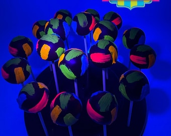 Neon Cake Pops - Etsy