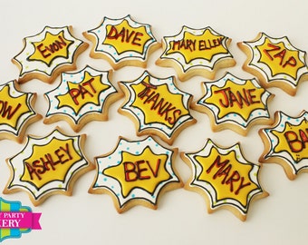Super hero cookies | Etsy