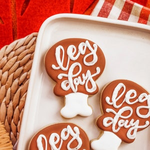 Custom Sugar Cookies / Turkey Leg Cookies/drum Stick Cookies ...