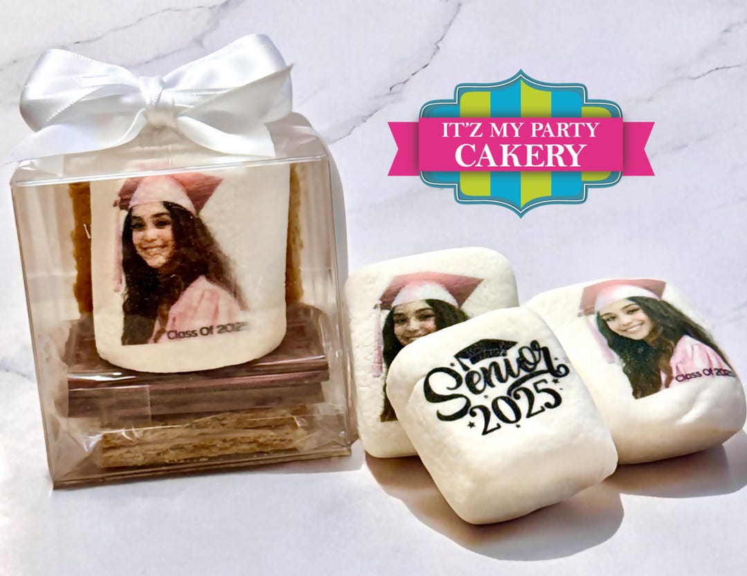 Graduation Smores Kits/printed Graduation Marshmallow/smores Graduate ...