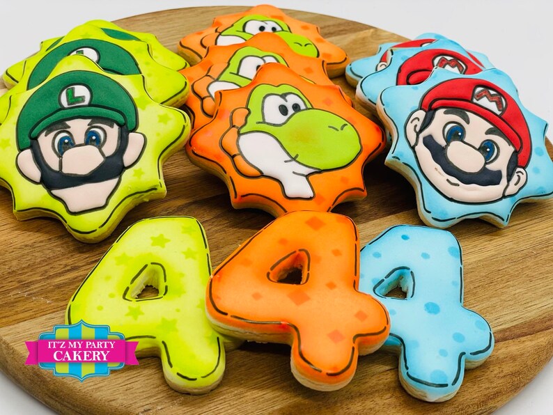 Custom Sugar Cookies / Kids Video Game Cookies (1 Dozen) - Etsy