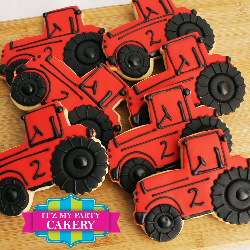 Tractor Cookies - Etsy