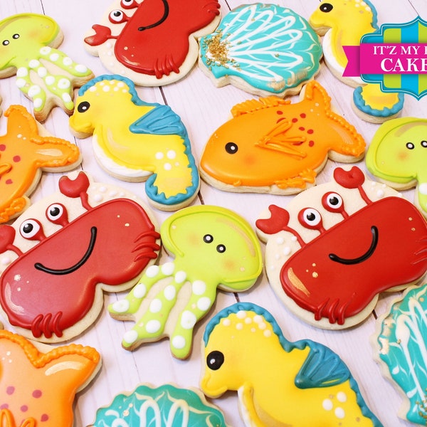 Under the Sea Cookie - Etsy