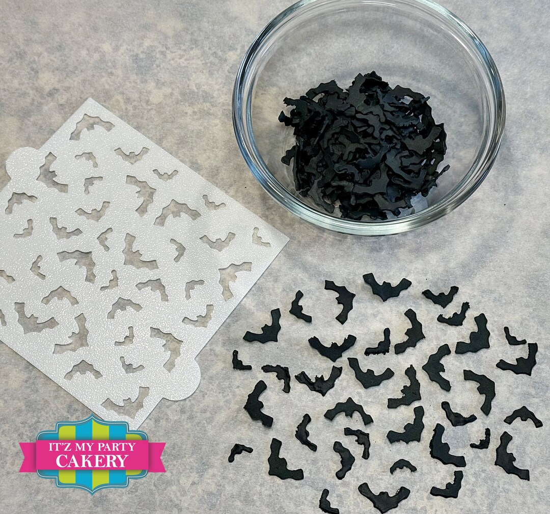 Bat Sprinkle Stencil/custom Sprinkles/halloween Sprinkle Stencil ...