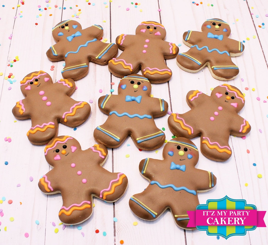 Gingerbread Cookies 1 Dozen - Etsy
