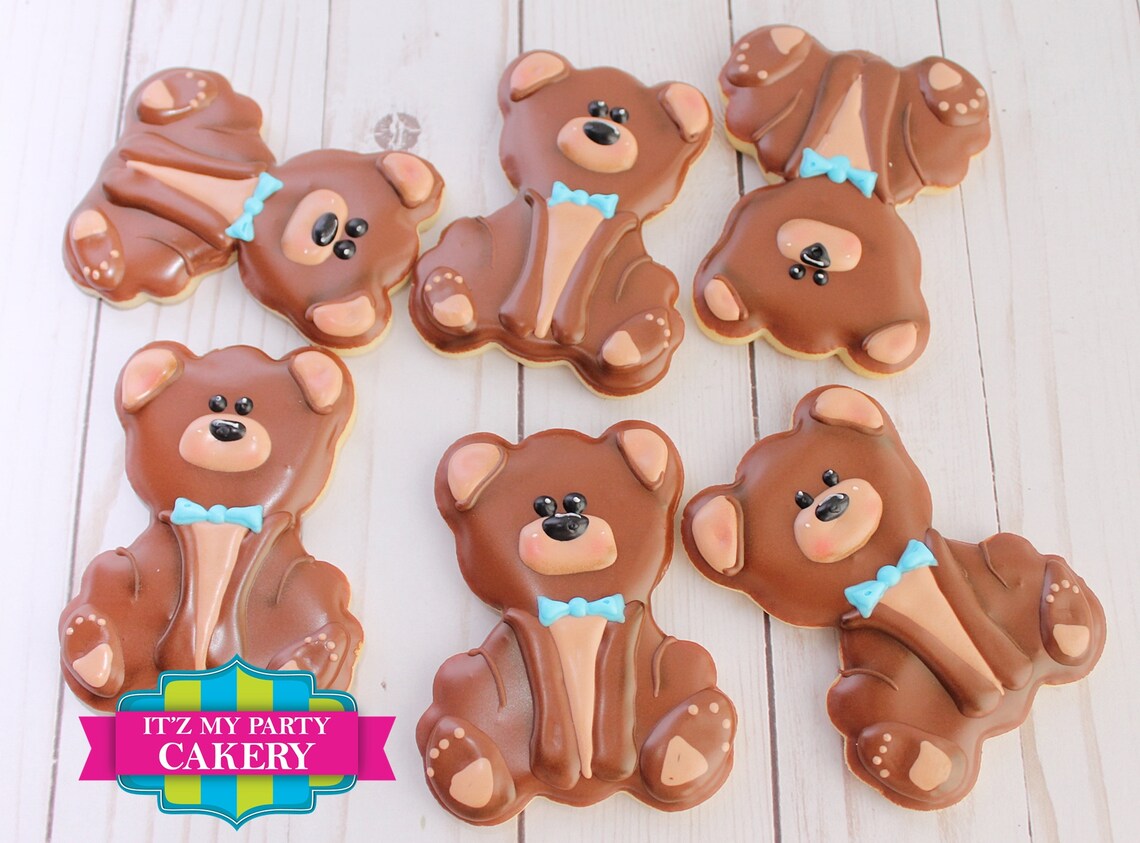 Bear Cookies 1 Dozen - Etsy