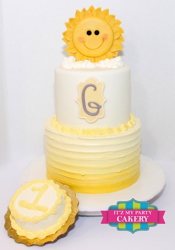 Sunshine & Cake Plaque Fondant Set | Etsy