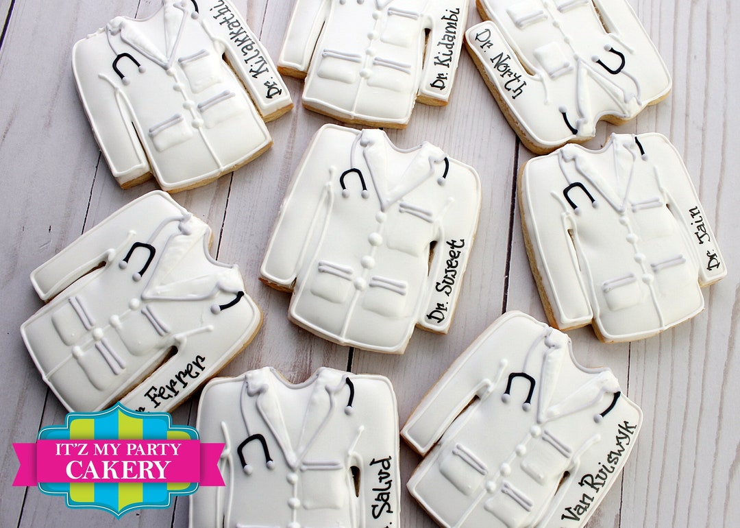 Custom Sugar Cookies / Dr. Coat Cookies - 1 Dozen - Etsy