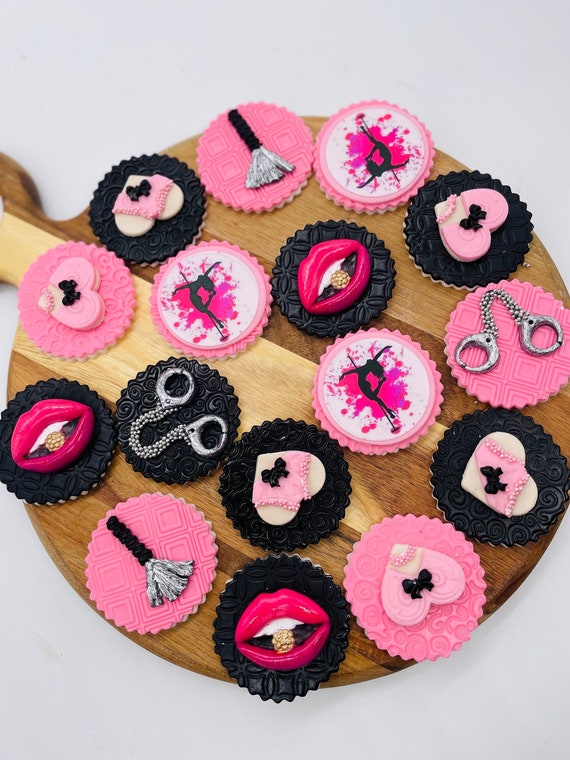 Bachelorette themed Cupcake Toppers (1 Dozen) by It'z My Party Cakery ...