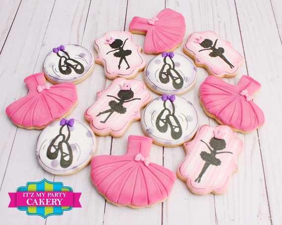 Dance Recital Cookies (1 Dozen) by It'z My Party Cakery | Catch My Party
