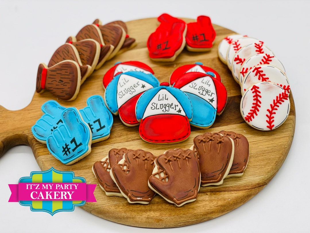 Custom Sugar Cookies / Baseball Themed MINI Cookies - Etsy