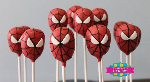Spider Head Cake Pops (1 Dozen) by It'z My Party Cakery | Catch My Party