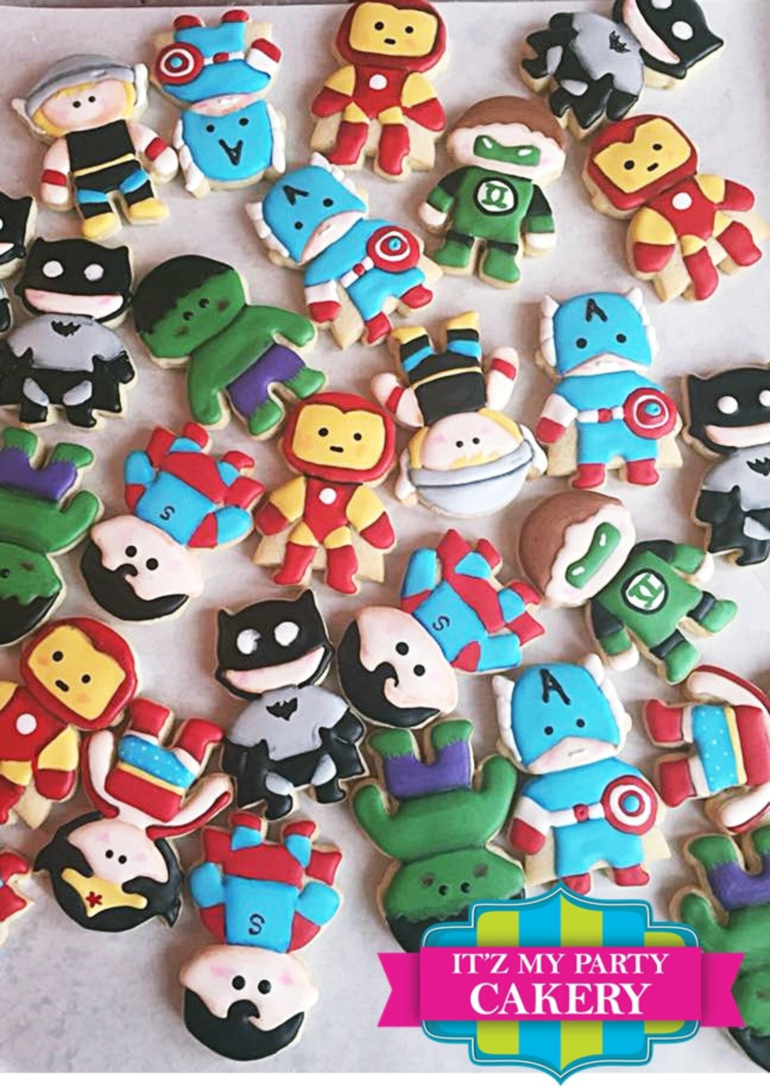 Custom Sugar Cookies / Hero Character Cookies (1 Dozen) - Etsy