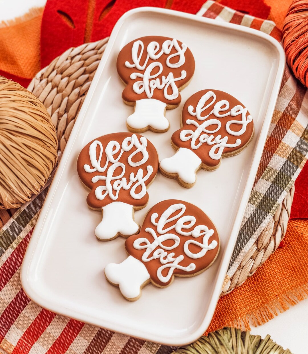 Custom Sugar Cookies / Turkey Leg Cookies/drum Stick Cookies ...