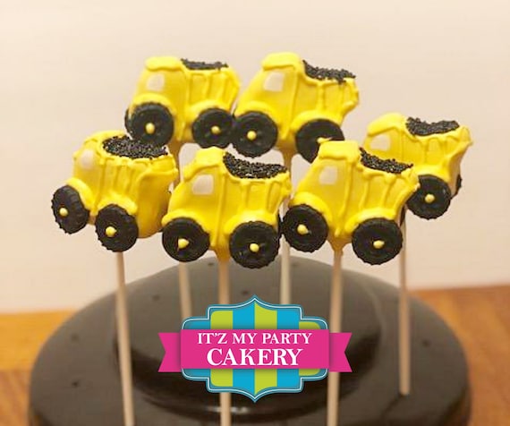 Dump Truck Cake Pops | Etsy