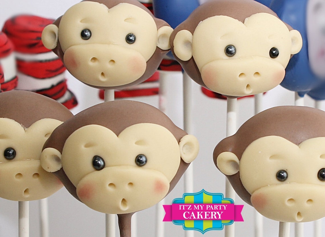 Safari Animal Assorted Cake Pops 1 Dozen | Etsy