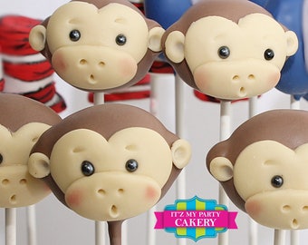 Monkey Cake Pops | Etsy