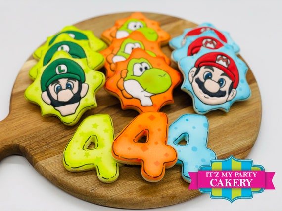 Kids Video Game Cookies (1 Dozen) by It'z My Party Cakery | Catch My Party