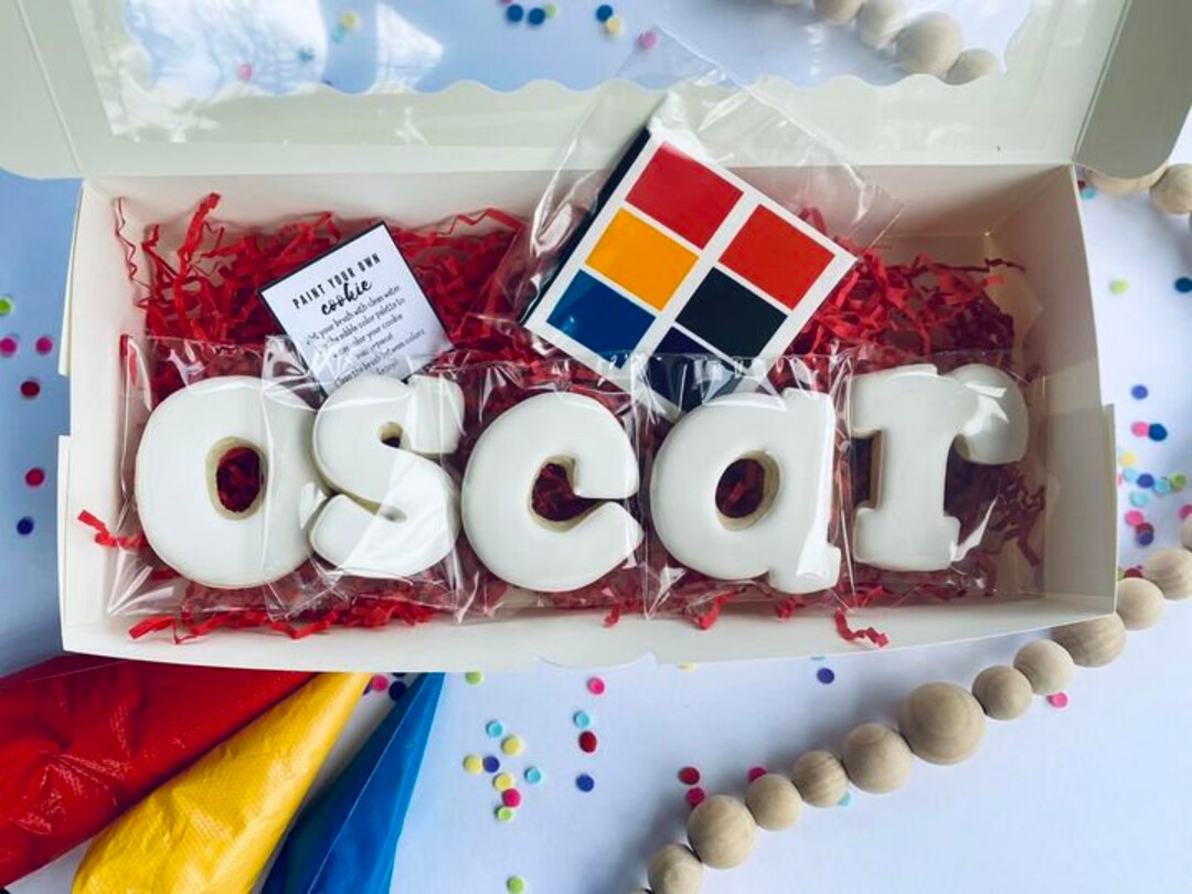 Custom Sugar Cookies / Custom Name PYO or DIY Decorating Kit /alphabet ...