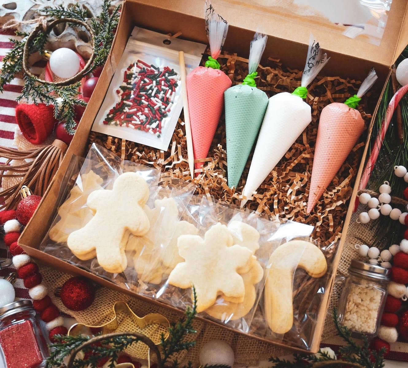 Christmas DIY Decorating Kit / Holiday Cookie Kits / Cookie Kits - Etsy