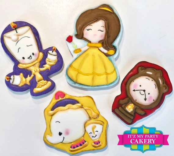 Fairy tale Cookies - Belle by It'z My Party Cakery | Catch My Party