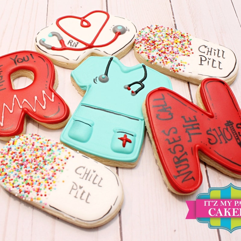 Nurse Cookies - Etsy