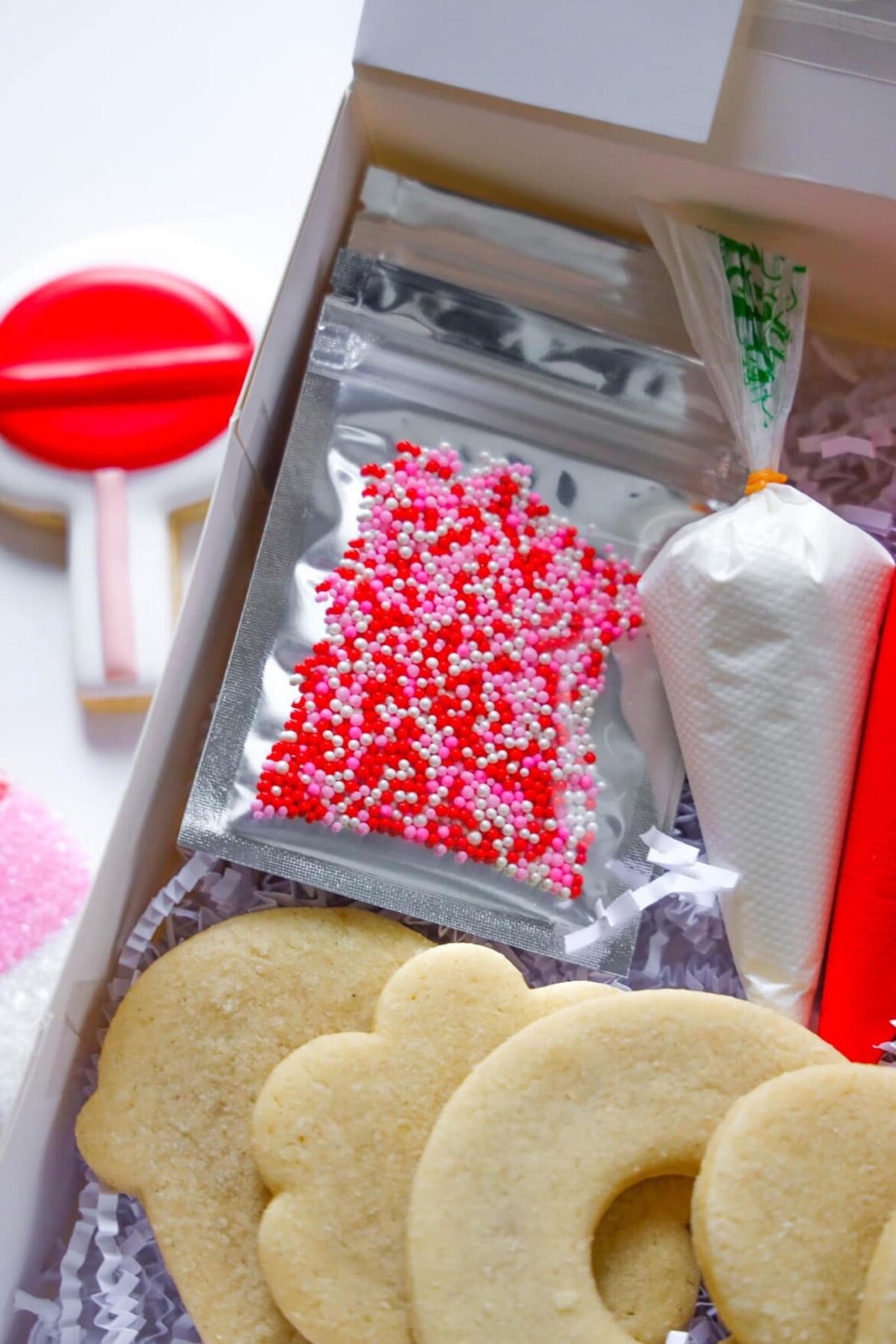 Valentines Day DIY Kits/cookie Kits/cookie Decorating/valentine Gift ...