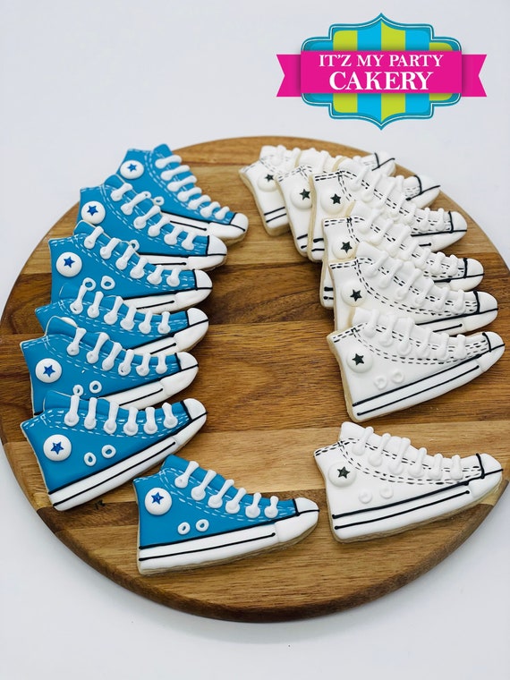 High Top Sneaker Cookies (1 Dozen) by It'z My Party Cakery | Catch My Party