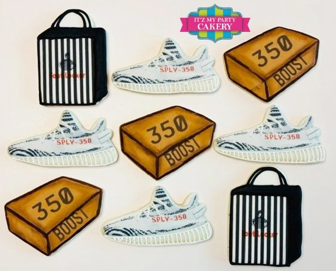 Custom Sugar Cookies / Sneaker Cookies / Yeezy Shoe Cookies 1 Dozen - Etsy