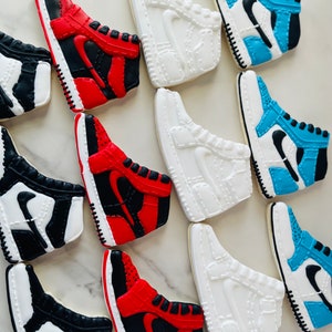 Custom Sugar Cookies / High Top Sneaker Cookies (1 Dozen) - Etsy