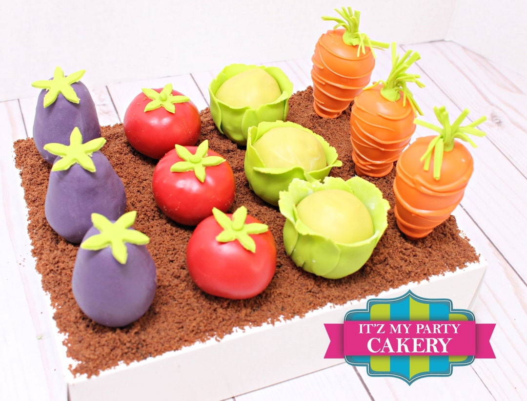 Custom Cake Pops / Garden Vegetable Cake Pops - Etsy
