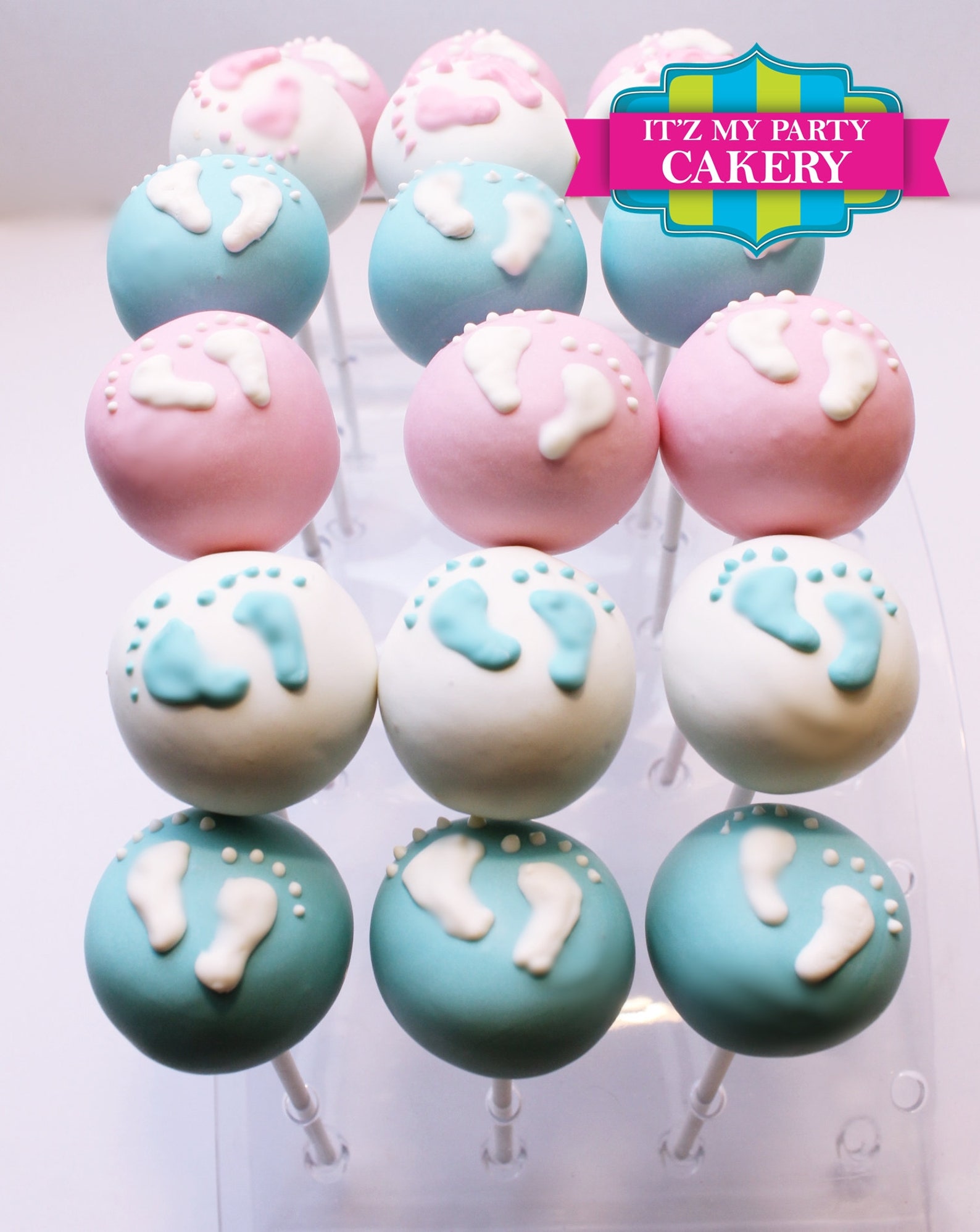 Footprint Cake Pops 1 Dozen | Etsy