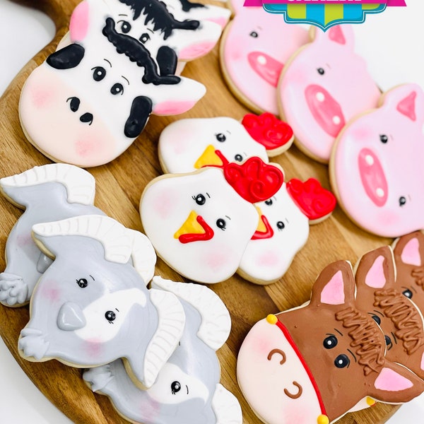 Animal Cookies - Etsy