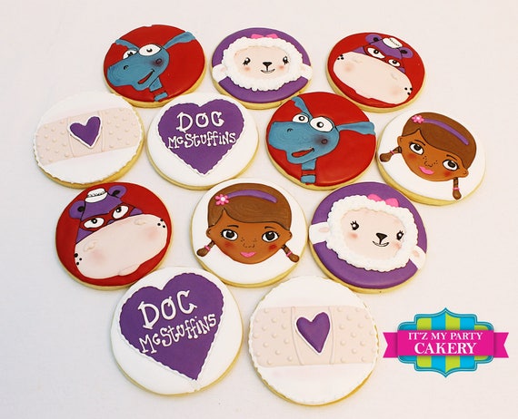 Doc Mcstuffins Heart Cookies