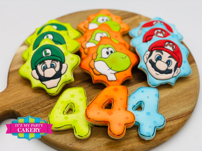 Custom Sugar Cookies / Kids Video Game Cookies (1 Dozen) - Etsy