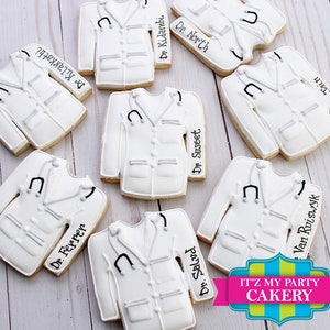 Custom Sugar Cookies / Dr. Coat Cookies - 1 Dozen - Etsy