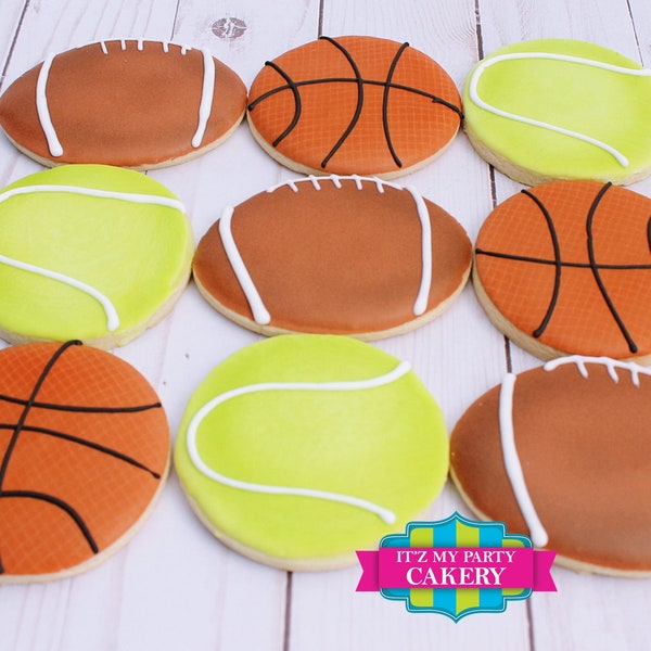 Sports Cookies - Etsy