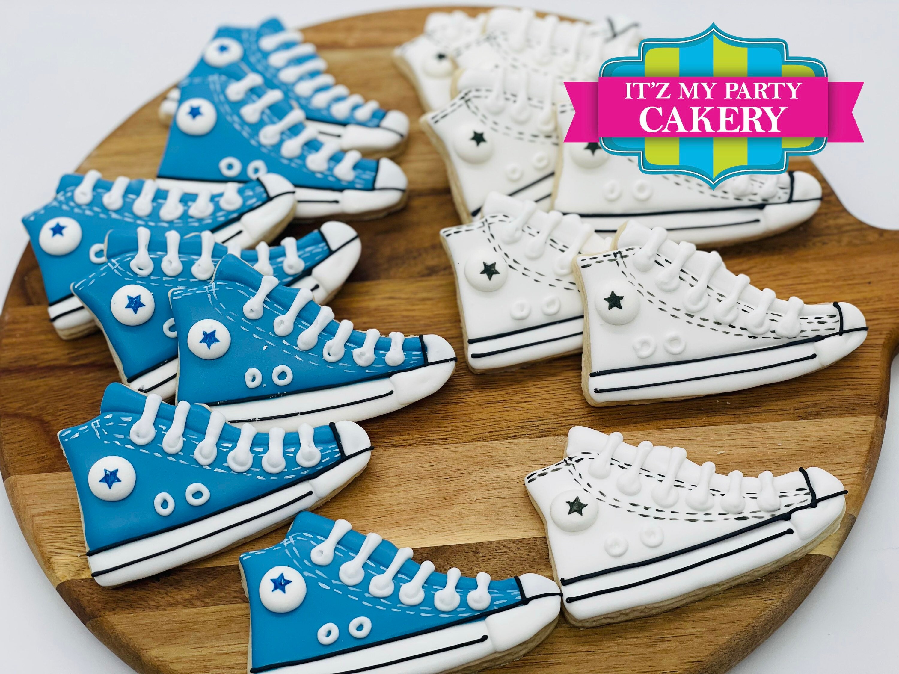 Custom Sugar Cookies / High Top Sneaker Cookies (1 Dozen) - Etsy