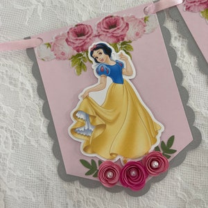 Princess Banner, Disney Princess Inspired Banner, Princess Baby Shower ...