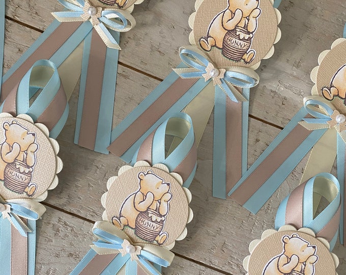 Classic Pooh Guest Pins/boy Classic Pooh Guest Pins/blue - Etsy