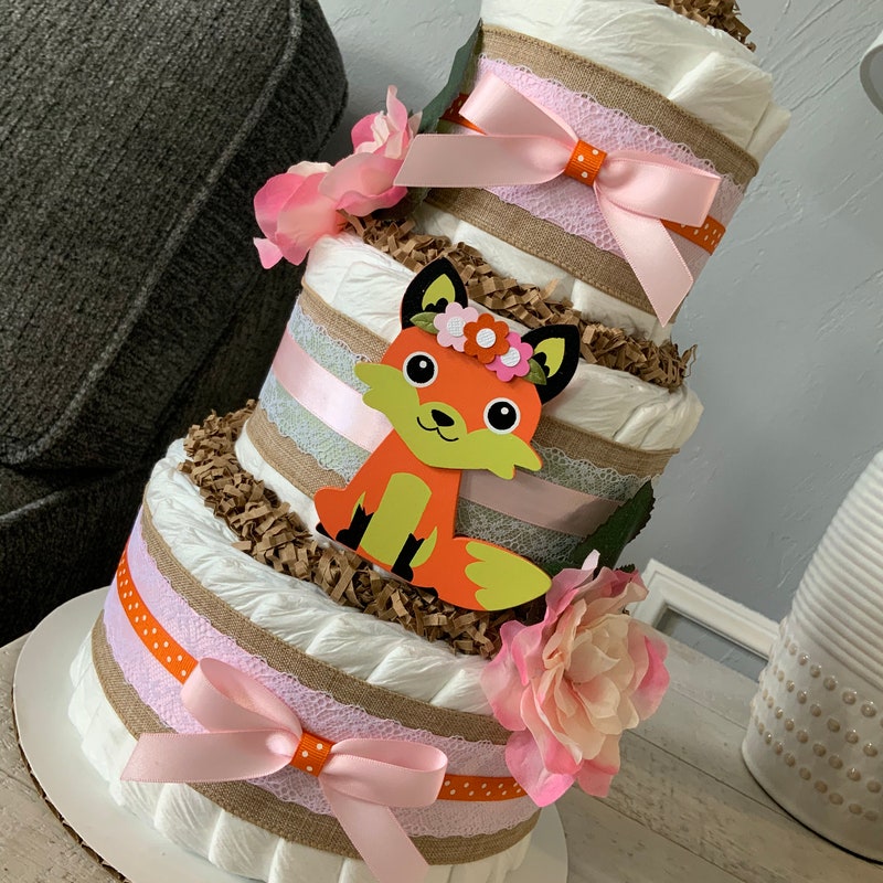 Fox Diaper Cake - Etsy
