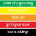 Behavior Chart for Children, Lose a Privilege - K-2, Kid's Charts ...